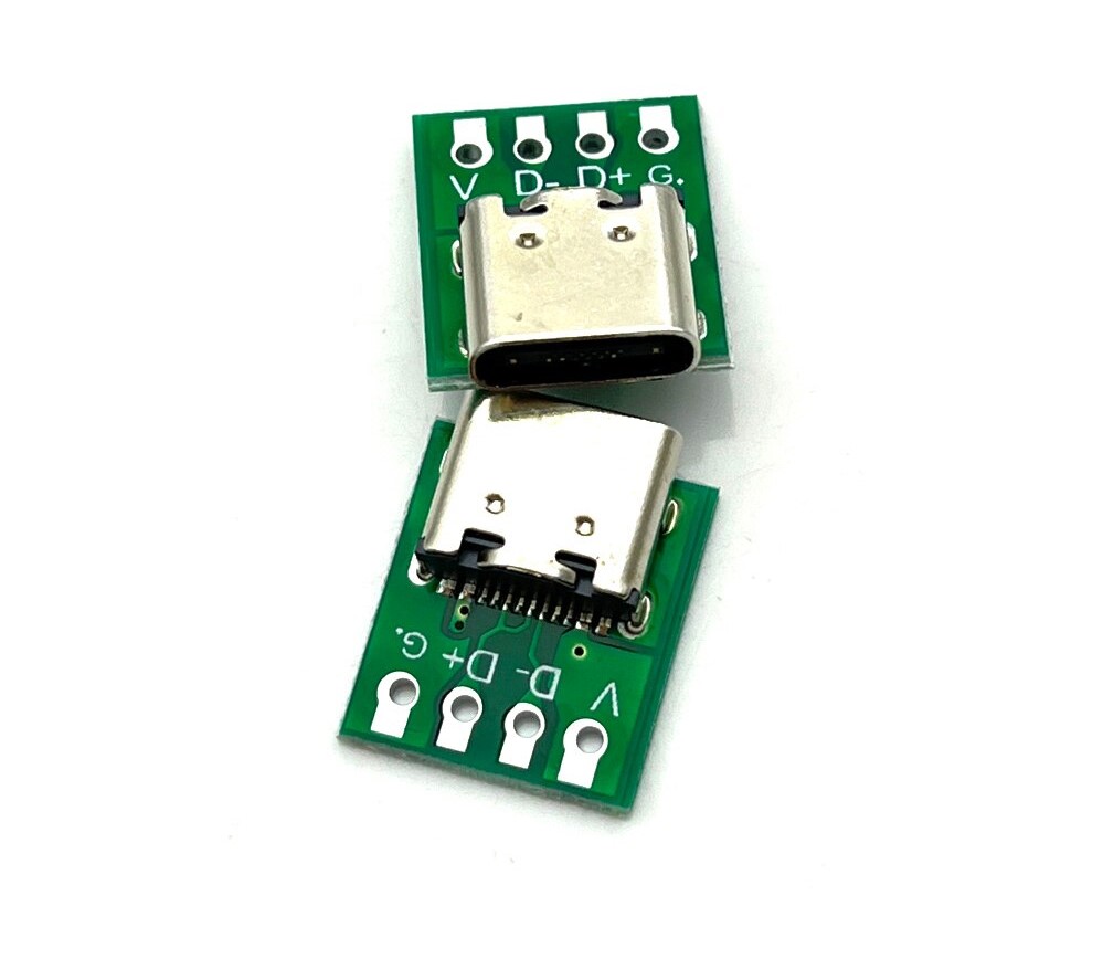 USB TYPE-C to DIP PCB Connector Pinboard Test Board