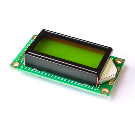 0802 LCD display Yellow color