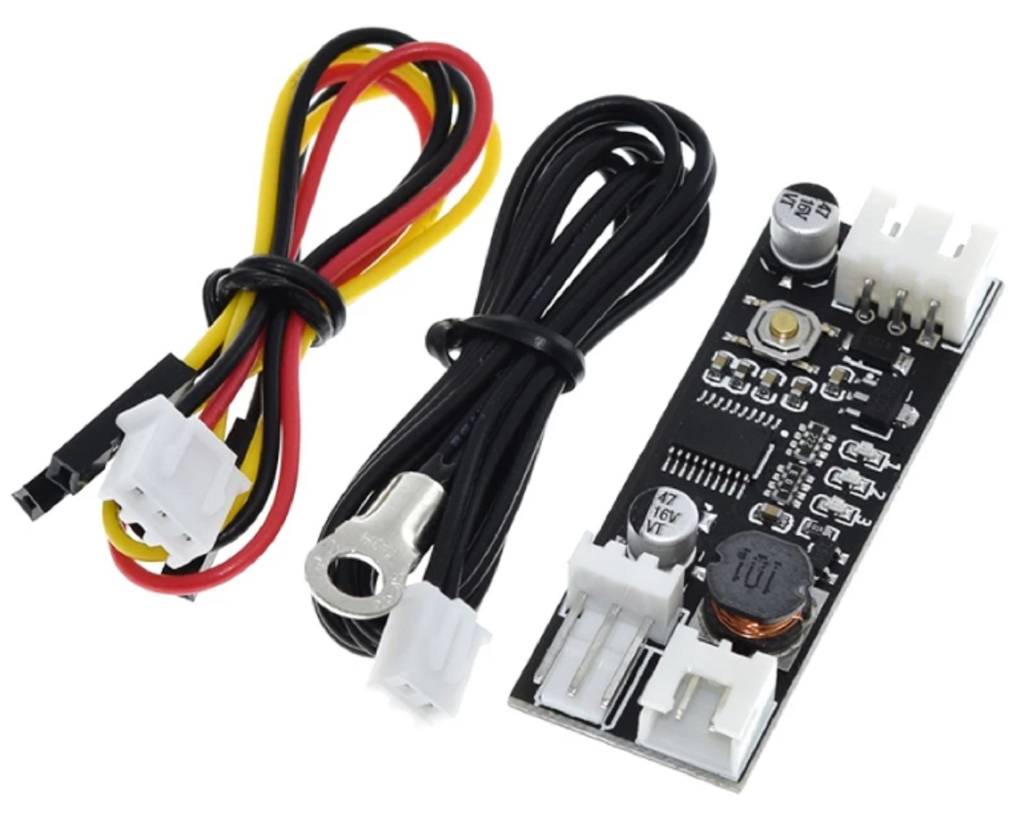 Single 12V 0.8A DC PWM 2-3 Wire Fan Temperature Control Speed ...