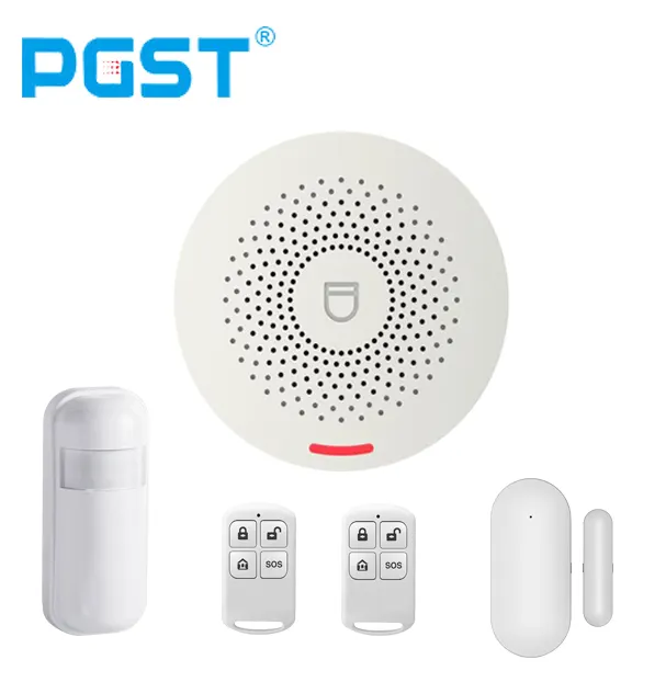 PGST Smart Home Simple Alarm Panel Wireless WiFi Tuya Security Alarm ...