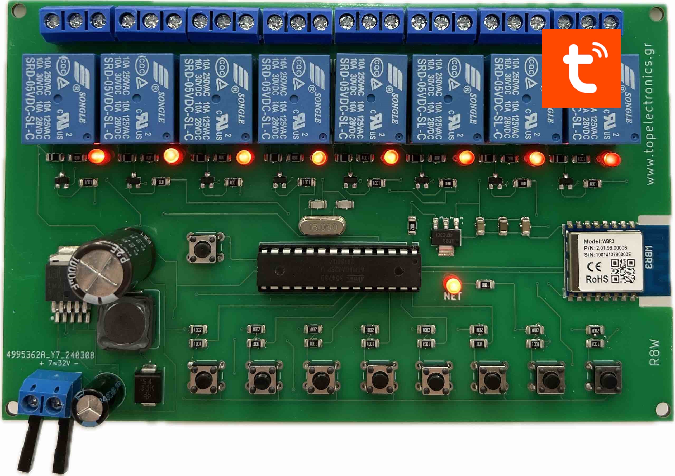 TUYA Wifi Relay 8 Channel