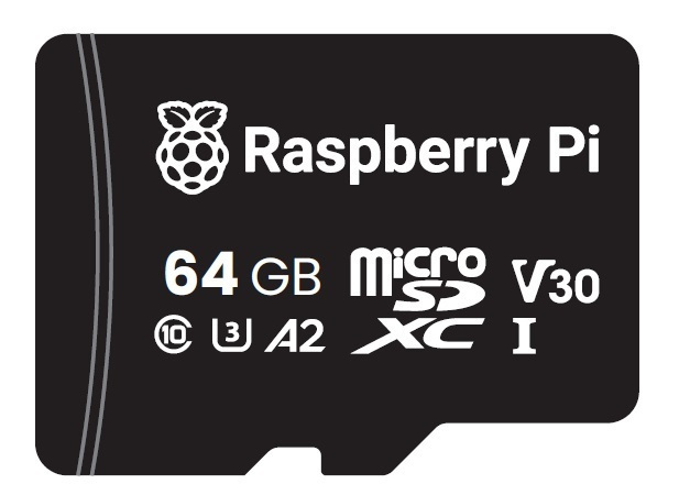 Official Raspberry Pi microSD Card 64 GB (Pre-Programmed, with Adapter ...
