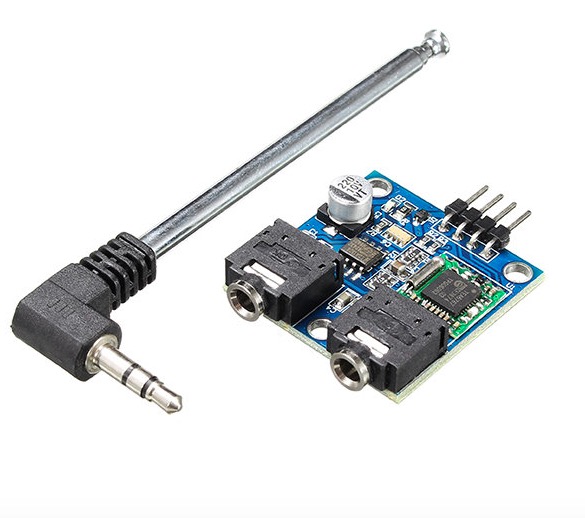 TEA5767 FM Stereo Radio Module for Arduino With Antenna (76-108MHZ)