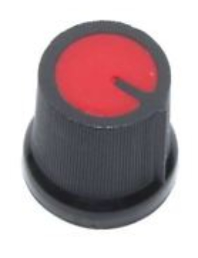 Red Control Rotary Knob for 6mm Shaft Potentiometer