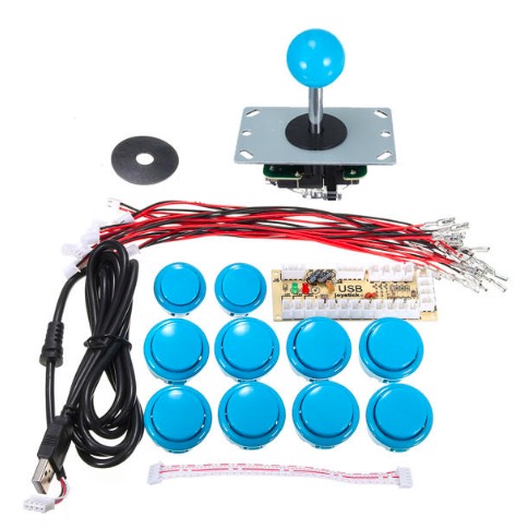 1-player-arcade-game-kit-joystick-with-buttons-and-usb-encoder-blue