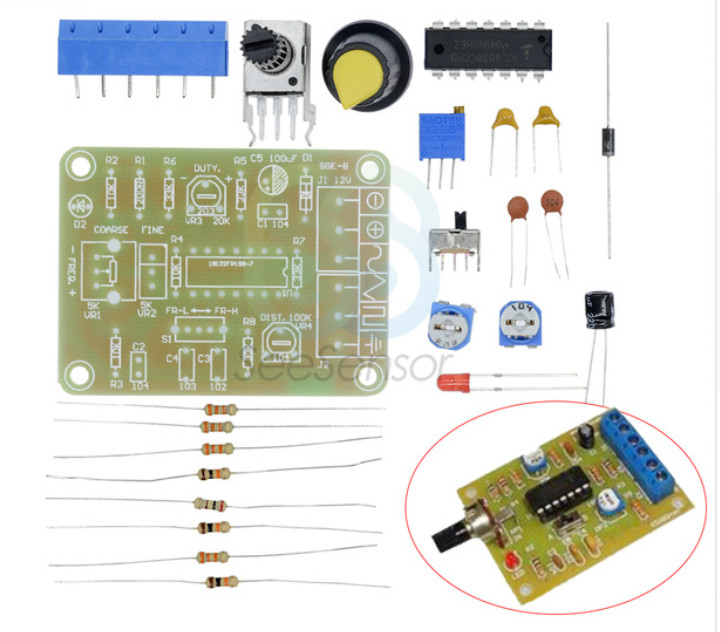 ICL8038 Monolithic Function Signal Generator Module DIY Kit Sine Square ... ICL8038 Monolithic Function Signal Generator Module DIY Kit Sine Square ...
