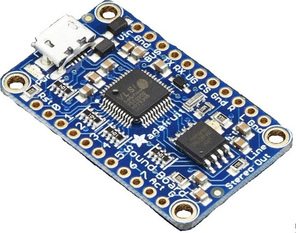 Adafruit Audio FX Mini Sound Board - WAV/OGG Trigger - 2MB Flash