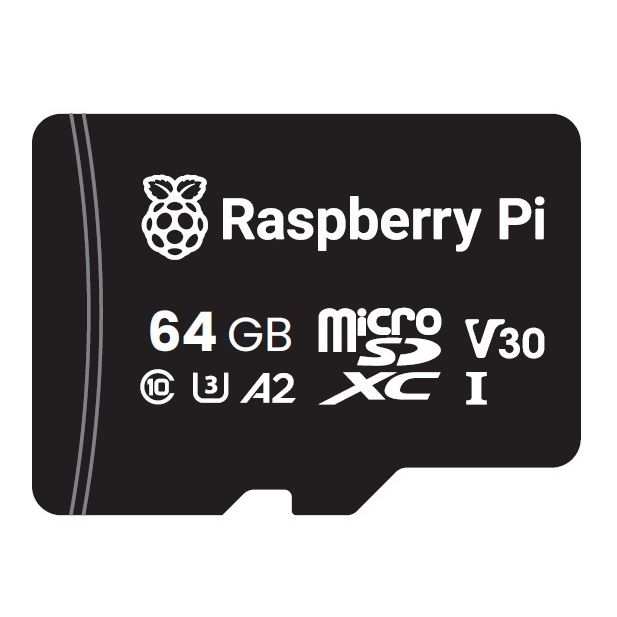 Official Raspberry Pi microSD Card 64 GB (Pre-Programmed, with Adapter ...