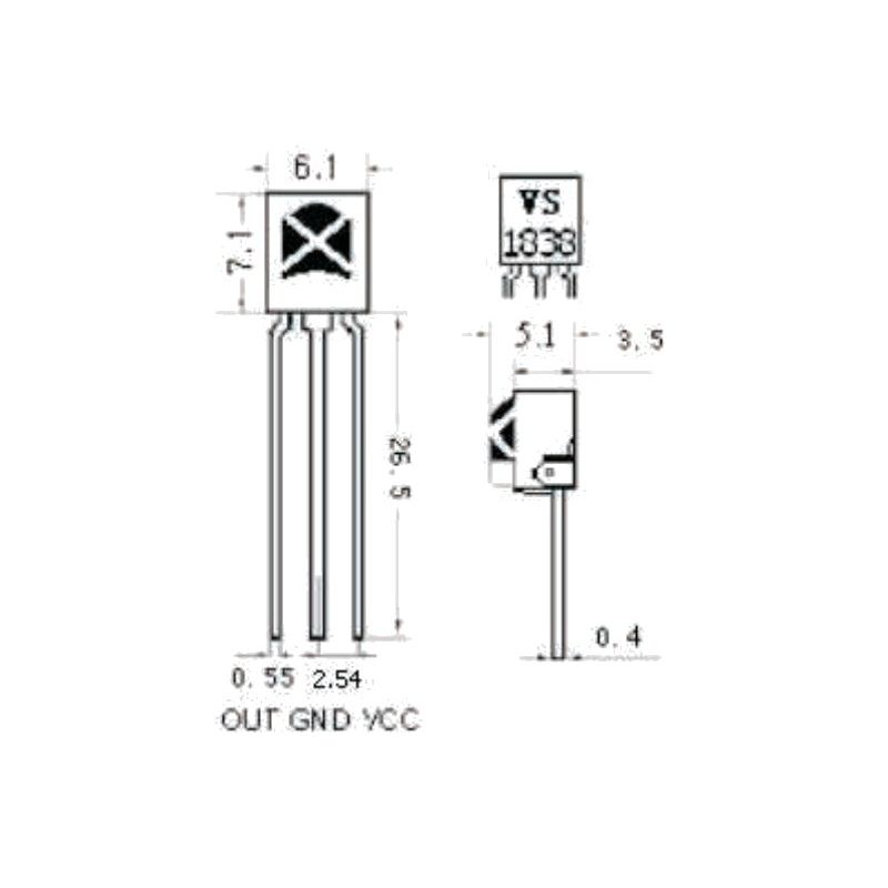 IR Receiver Infrared Module 38KHz VS1838 for Arduino IR Receiver Infrared Module 38KHz VS1838 for Arduino